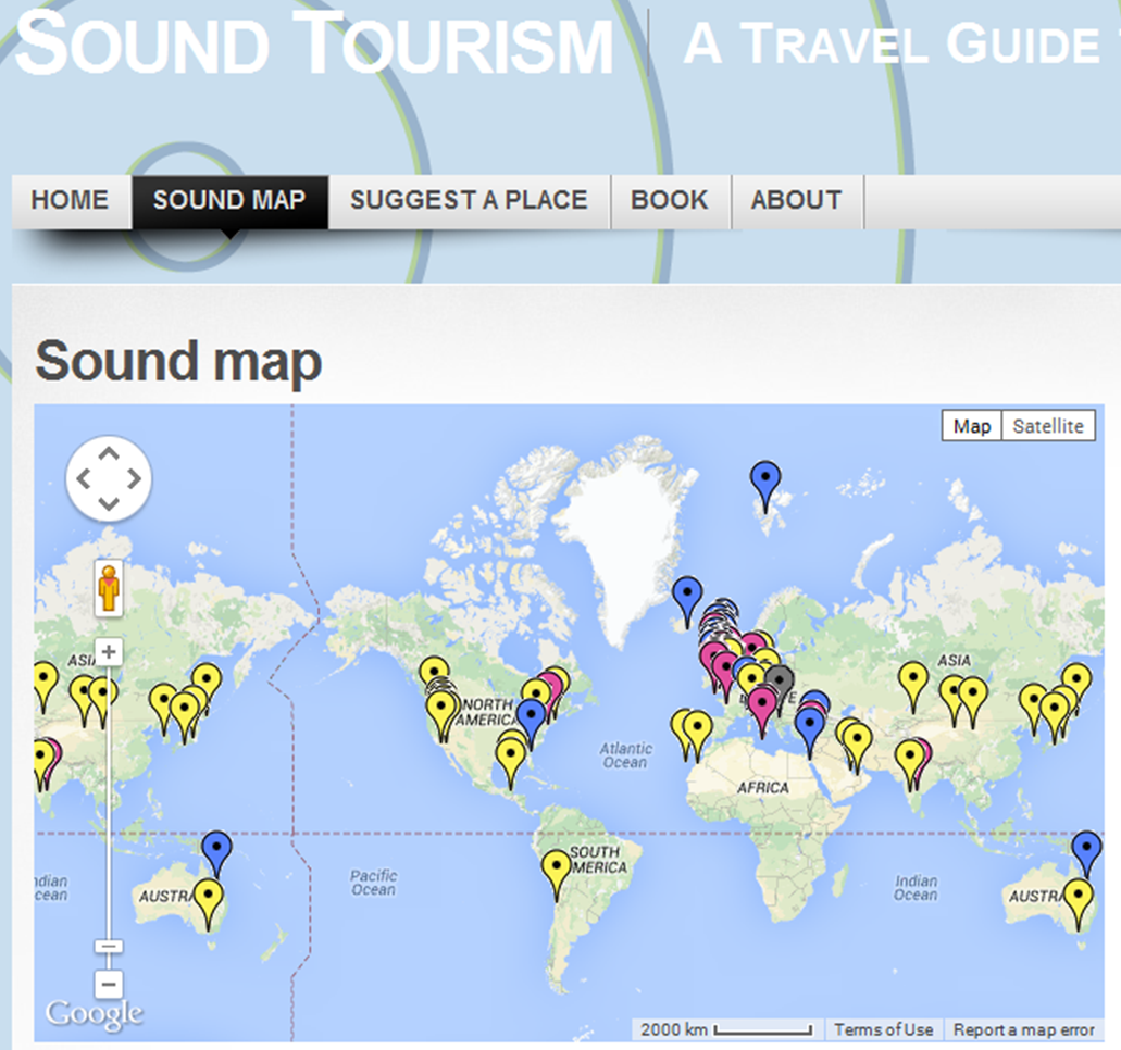 Inspiring travel guide to ever increasing sonic wonders - Acoustic Bulletin